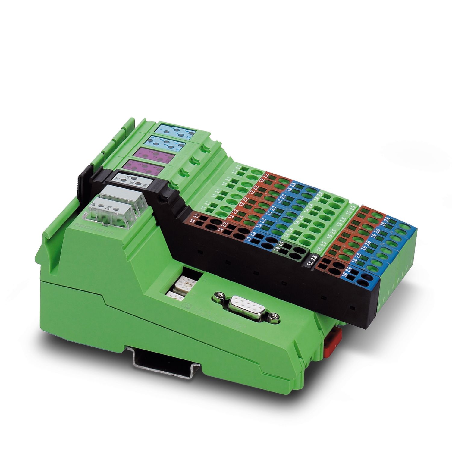 Modulo INLINE, ILB PB 24 DI 8 DIO8, 16E/8S Dig., 3conductores, PROFIBUS ...